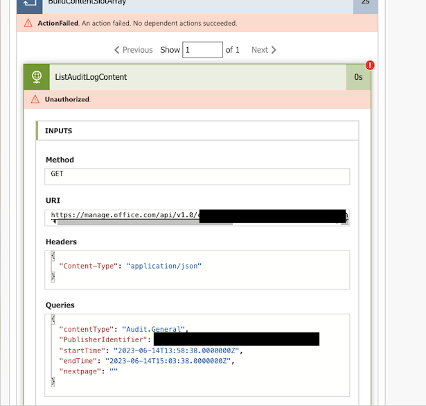 [CoE Starter Kit - BUG] - Admin | Audit Logs | Sync Audit Logs (V2) - flow always Fails ...