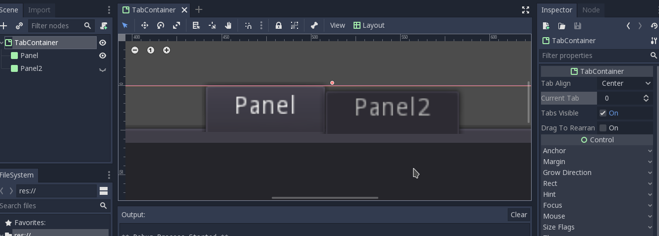 TabContainer tabs are shown incorrectly · Issue #29877 · godotengine/godot · GitHub