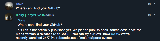 Play2Live - Due diligence · Issue #52 · ico-check/ico-check · GitHub