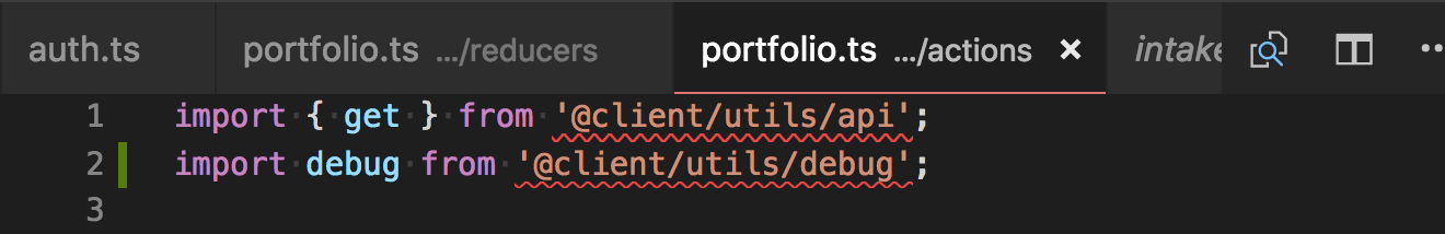 VSCode is not resolving aliases in tsconfig.json paths. · Issue #58543 ... VSCode is not resolving aliases in tsconfig.json paths. · Issue #58543 ...