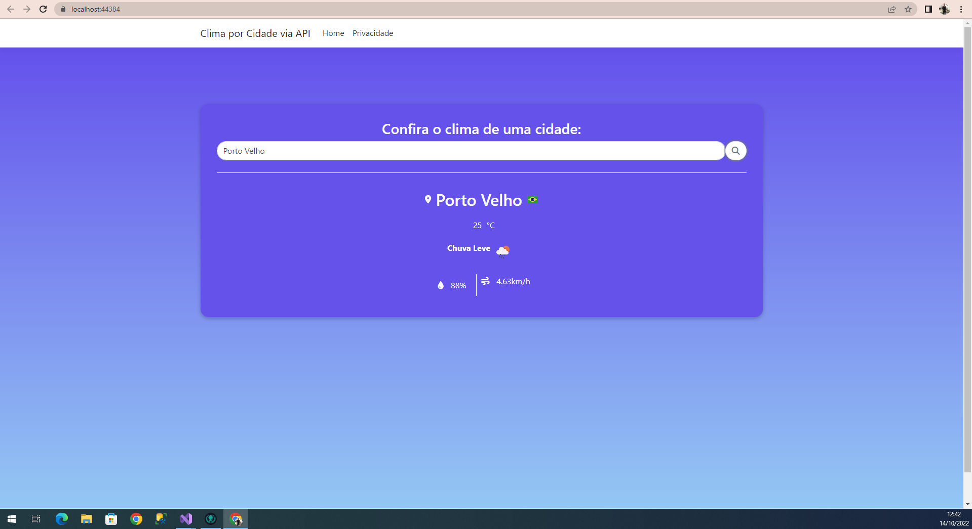 GitHub - Relinton/ClimaCidadeAspCoreMvc