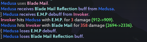 Blade mail as Medusa against nyx Vendetta is not 1-to-1 exchange ...