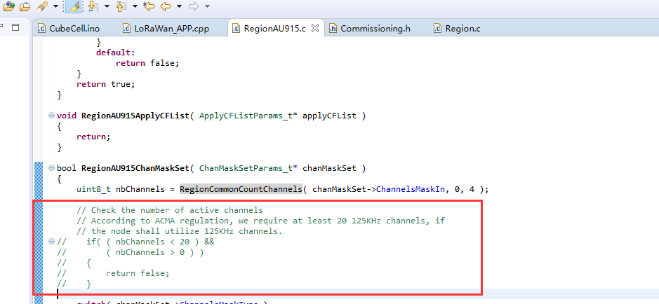 Support for sub band choice within AU915 · Issue #19 · HelTecAutomation/CubeCell-Arduino · GitHub