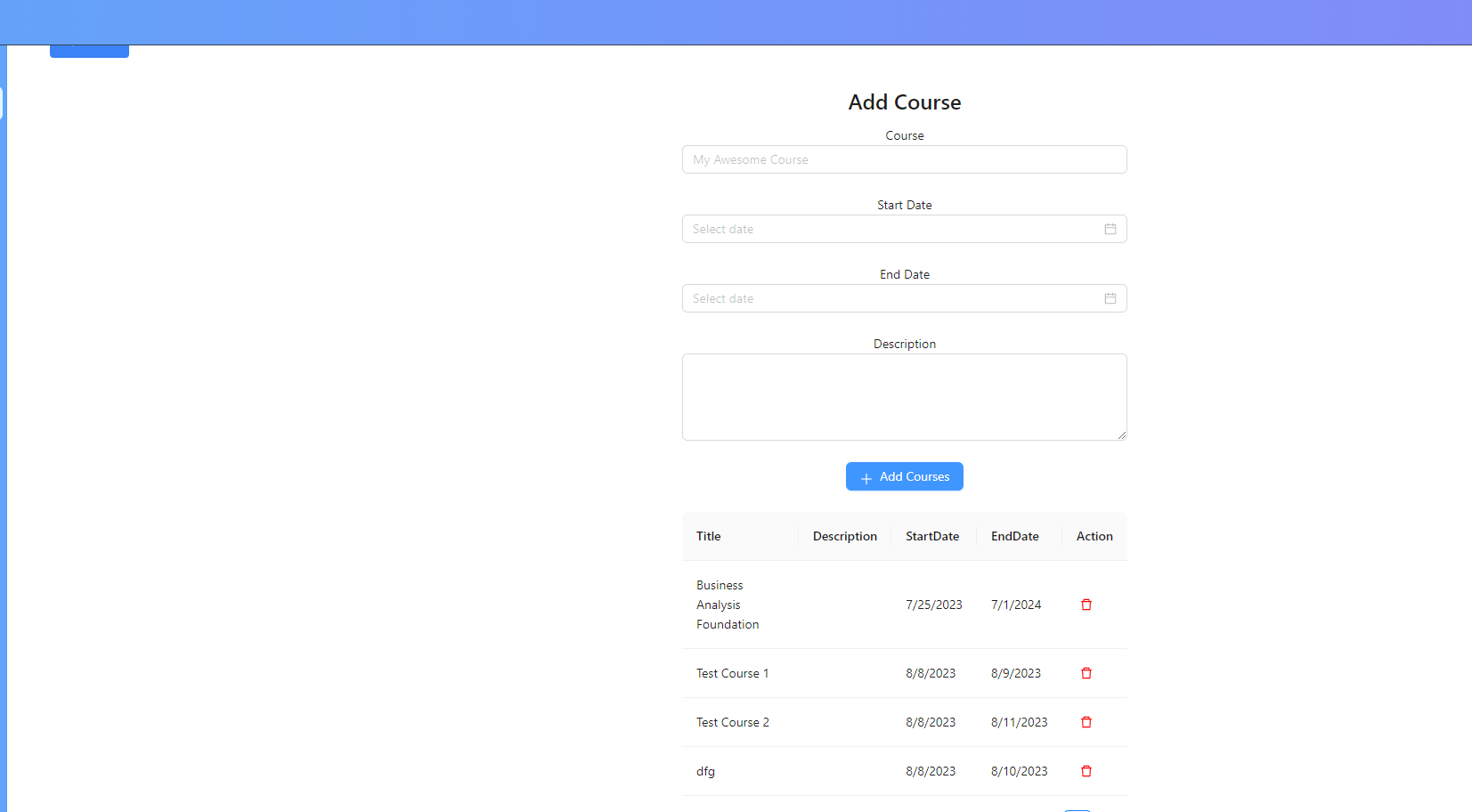 Courses Tiles does not get updated without refreshing the page · Issue ...