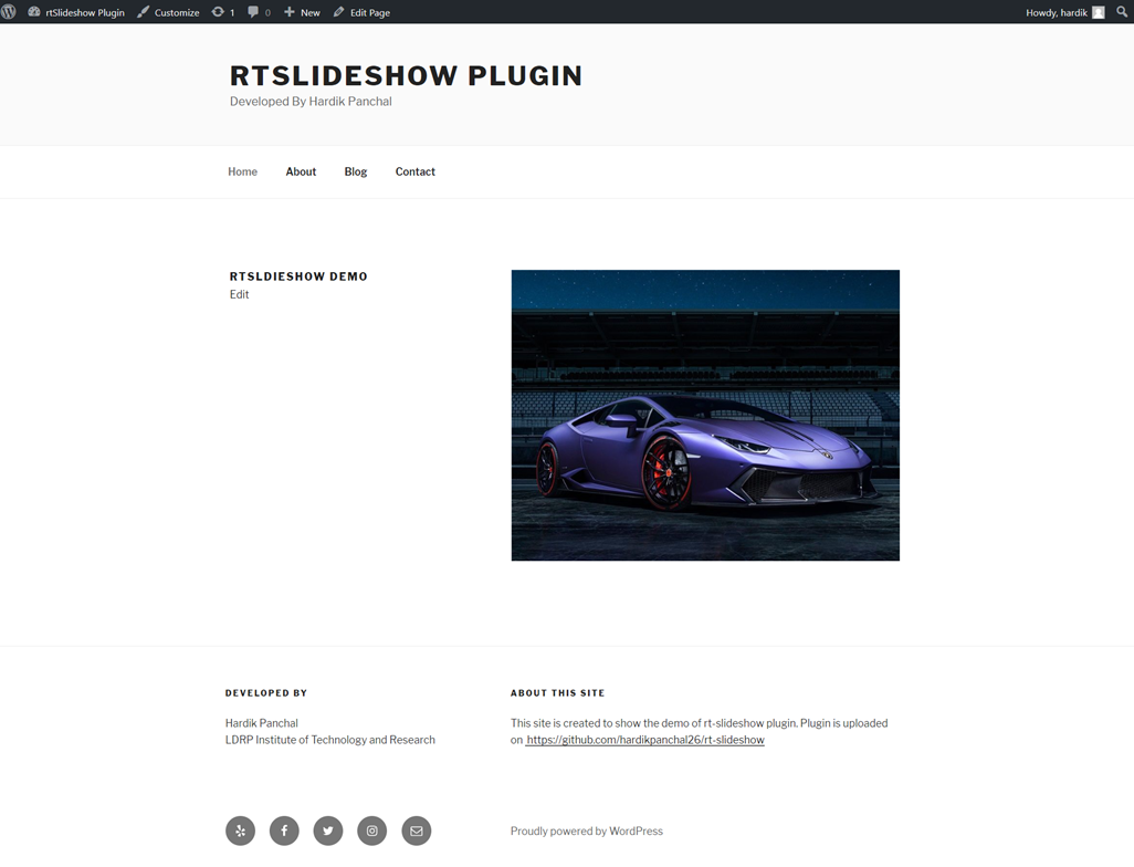 GitHub - hardikpanchal26/rt-slideshow: WordPress Slideshow Plugin for rtCamp WordPress Plugin ...