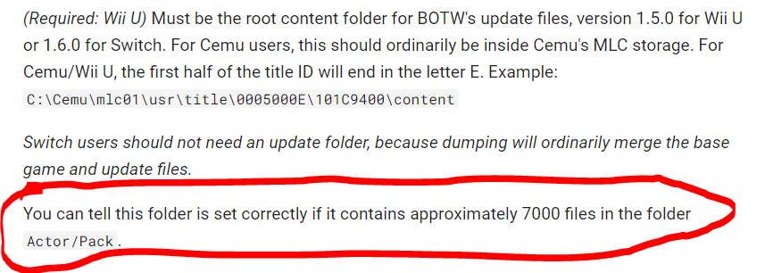 Update Directory Not Recognized · Issue #263 · NiceneNerd/BCML · GitHub