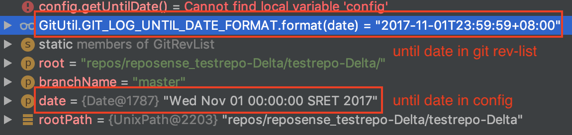 Until date in config does not match with until date in git rev-list · Issue #839 · reposense ...