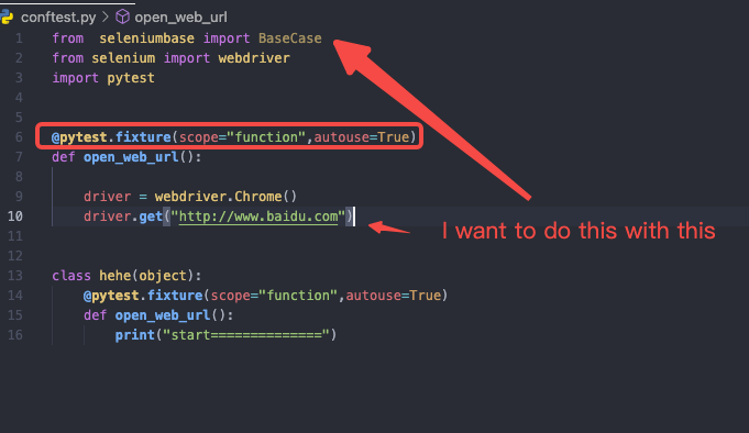 How do I use fixture to encapsulate some of the predecessor methods as necessary. · Issue #1246 ...