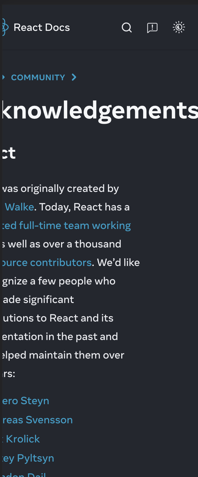 Beta Heading Overflows In Mobile View · Issue 4113 · Reactjsreactdev · Github