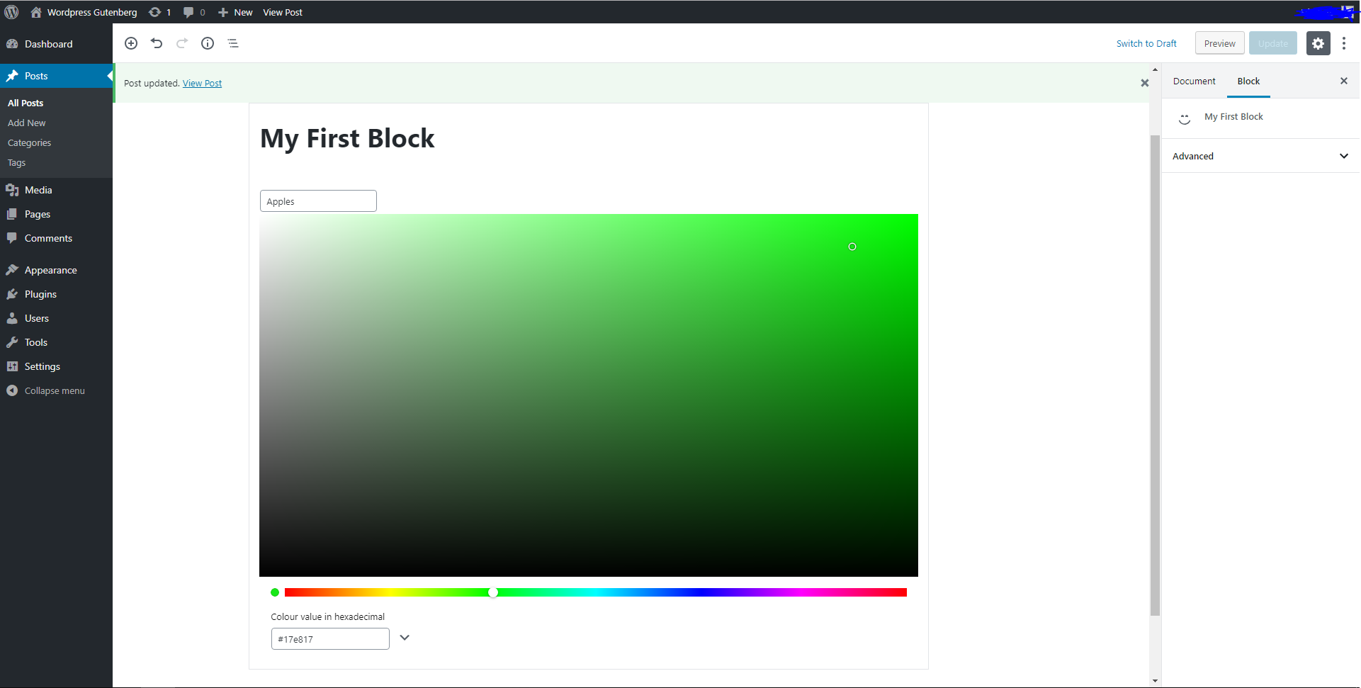 ColorPicker Component doesn't save GUI state when saved using meta ...