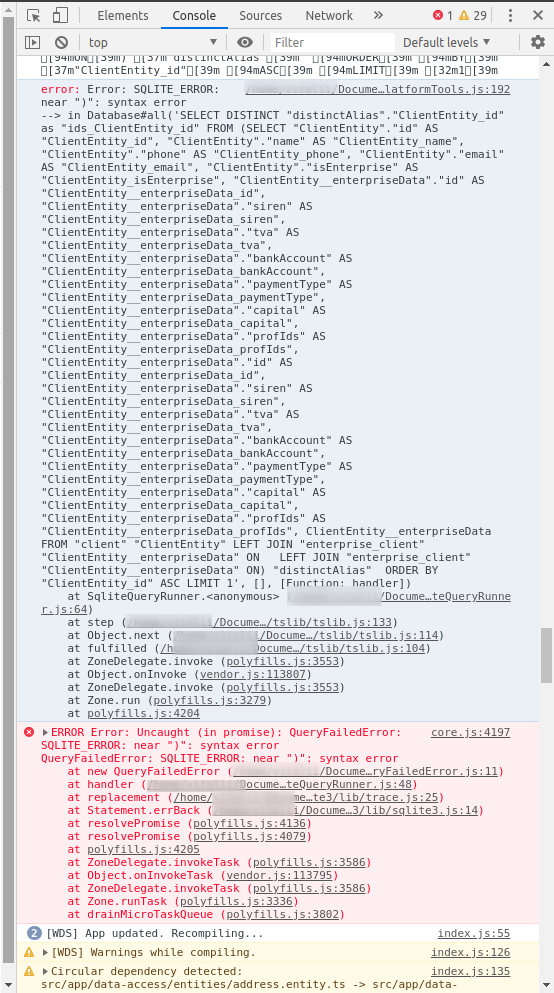 TypeORM adding an extra paranthesys in request · Issue #6694 · typeorm ...
