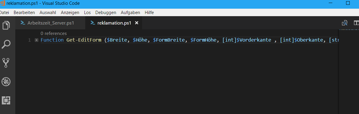 Code Folding Bug At Powershell · Issue 36829 · Microsoftvscode · Github