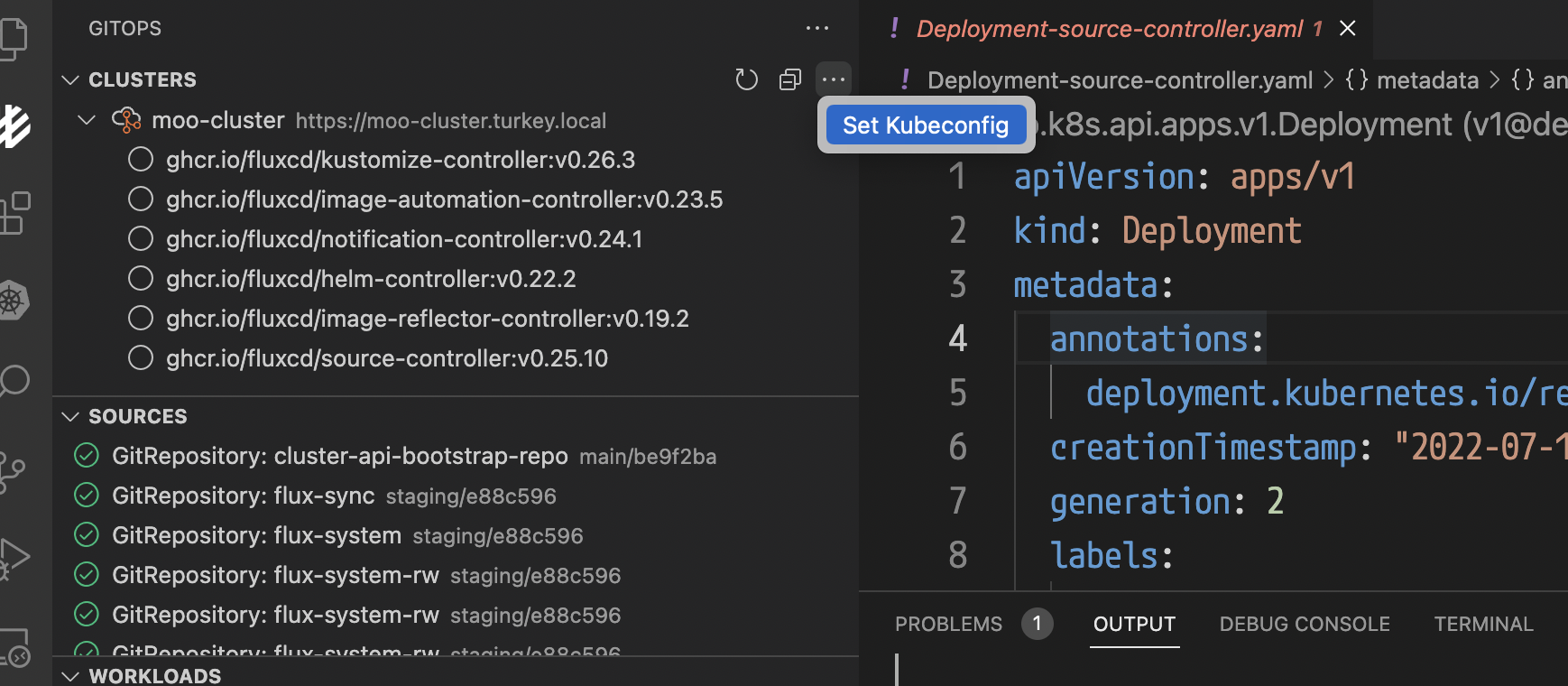KUBECONFIG should be user-configured · Issue #266 · weaveworks/vscode-gitops-tools · GitHub