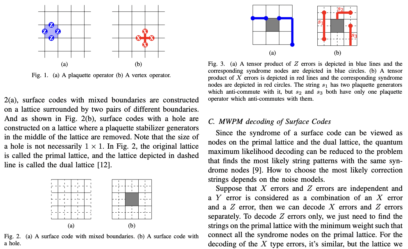 A Modified MWPM Decoding Algorithm for Quantum Surface Codes Over Depolarizing Channels · Issue ...