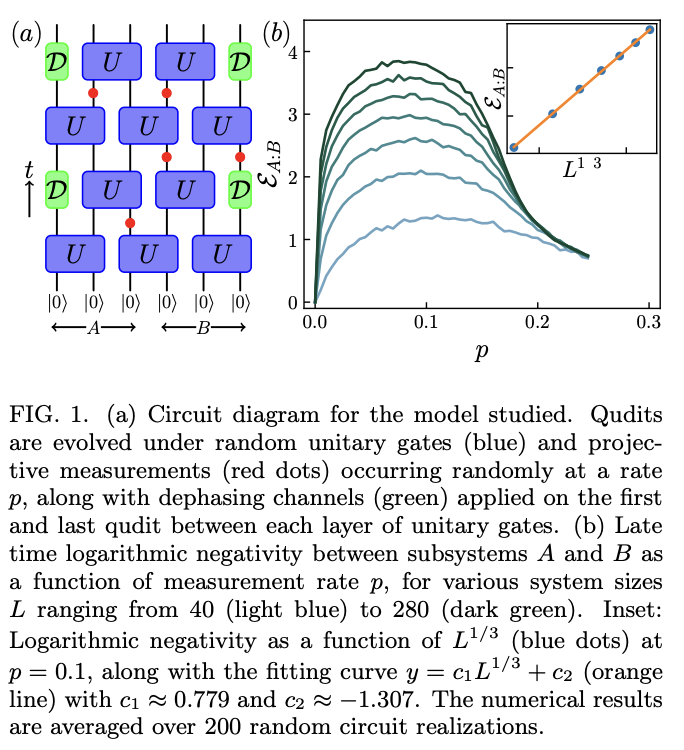 Measurement-induced power law negativity in an open monitored quantum circuit · Issue #1772 ...