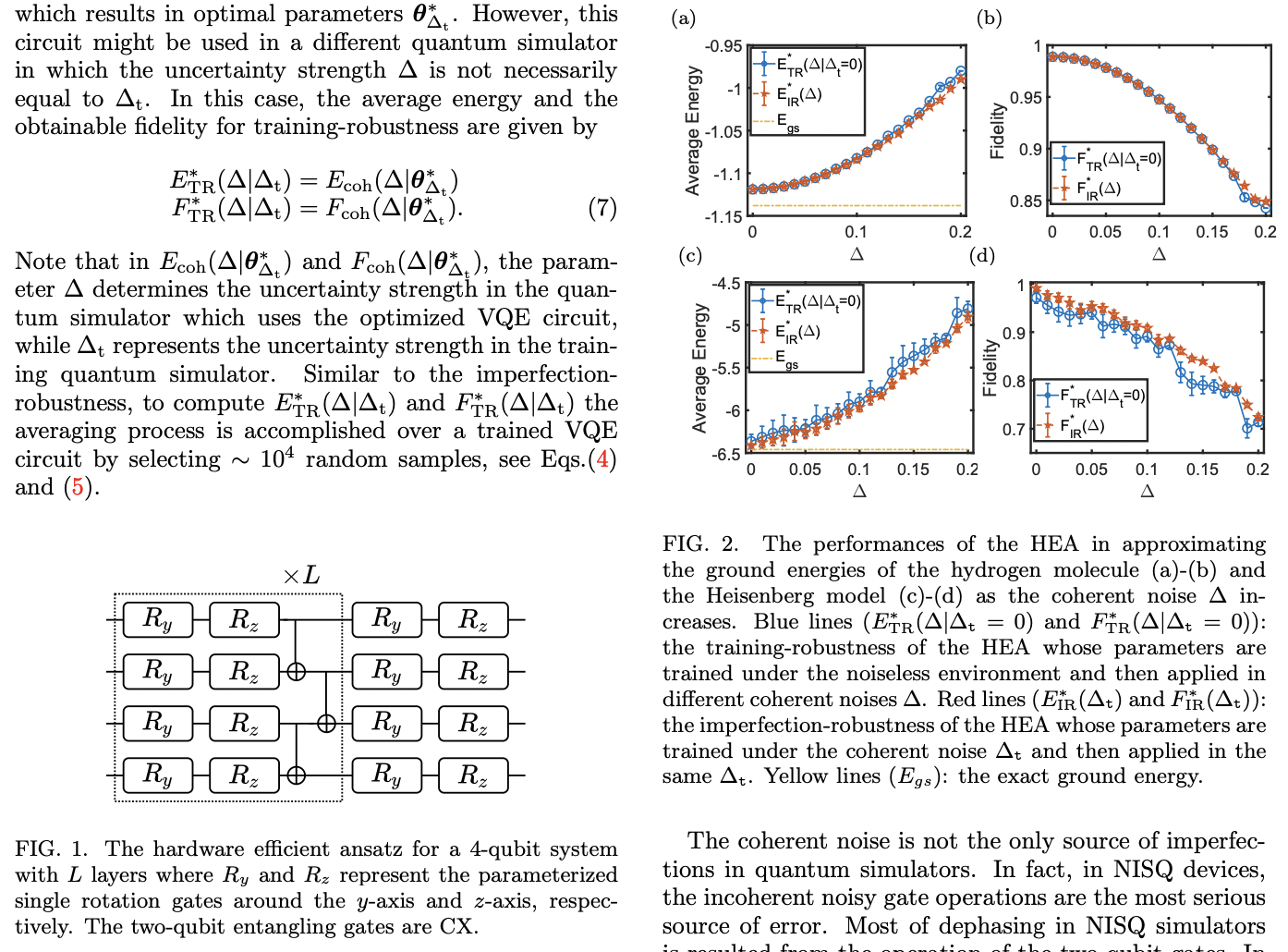 Robust resource-efficient quantum variational ansatz through evolutionary algorithm · Issue ...