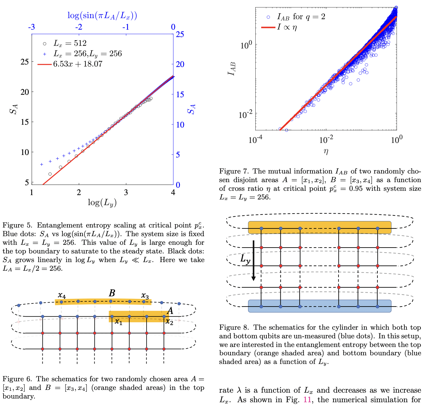 Measurement induced entanglement transition in two dimensional shallow ...
