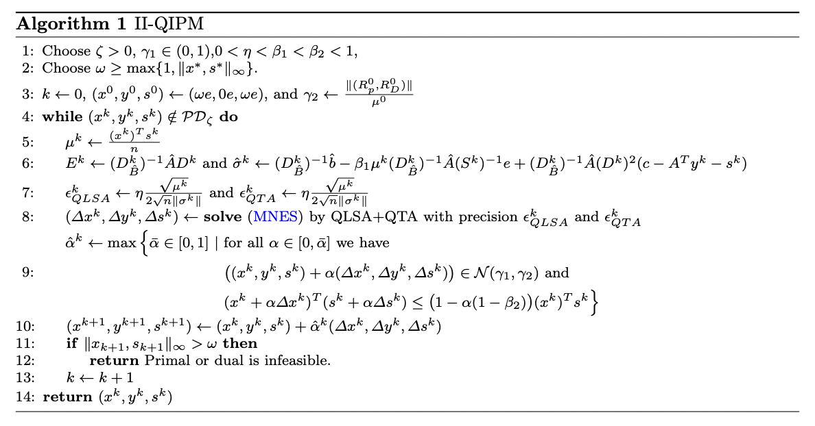 Efficient Use of Quantum Linear System Algorithms in Interior Point ...