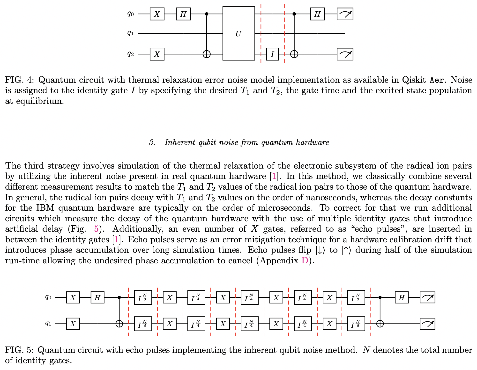 Hamiltonian Simulation of Quantum Beats in Radical Pairs Undergoing Thermal Relaxation on Near ...