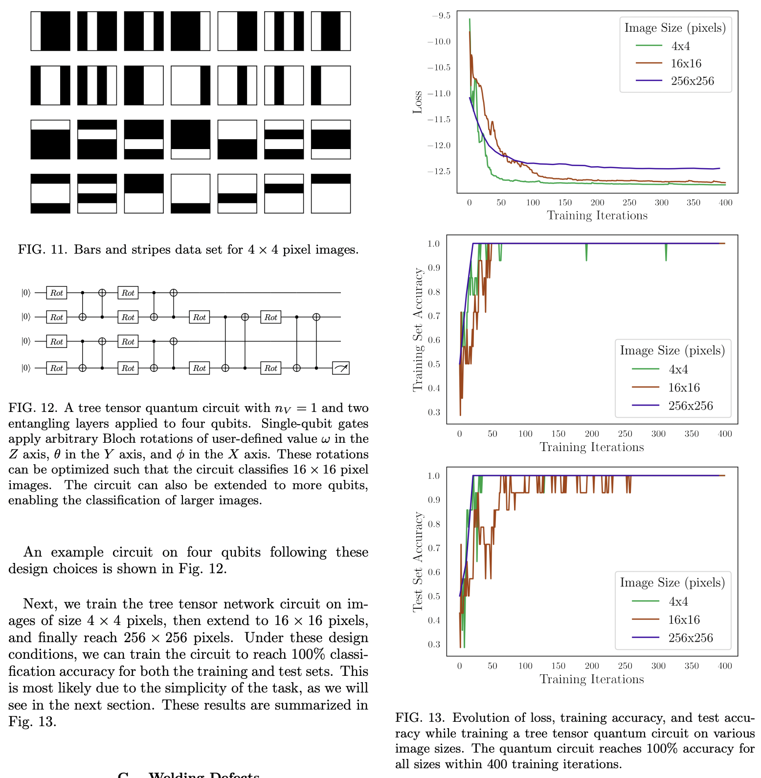 A practical overview of image classification with variational tensor-network quantum circuits ...