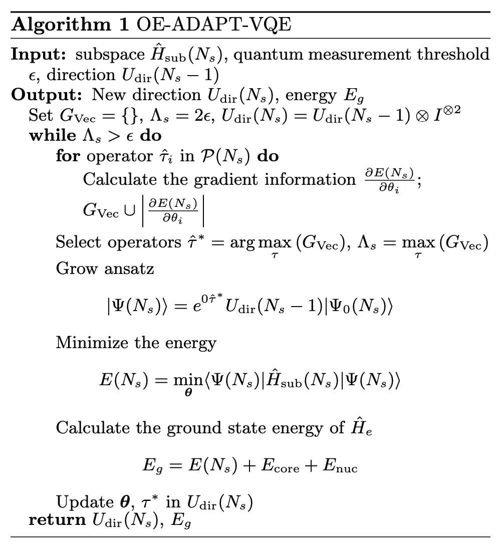 Orbital Expansion Variational Quantum Eigensolver: Enabling Efficient ...