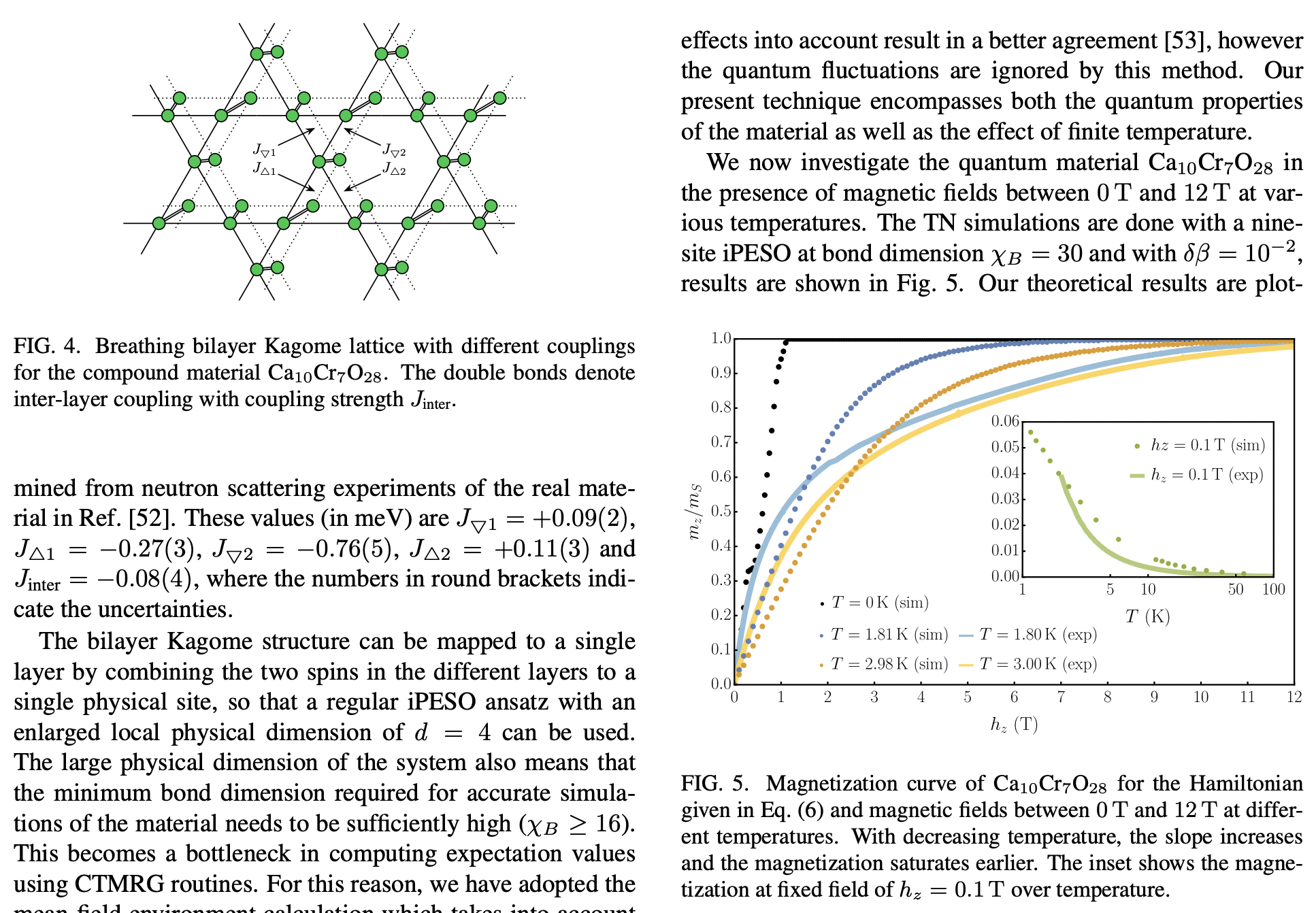 Finite Temperature Tensor Network Algorithm For Frustrated Two Dimensional Quantum Materials 4578