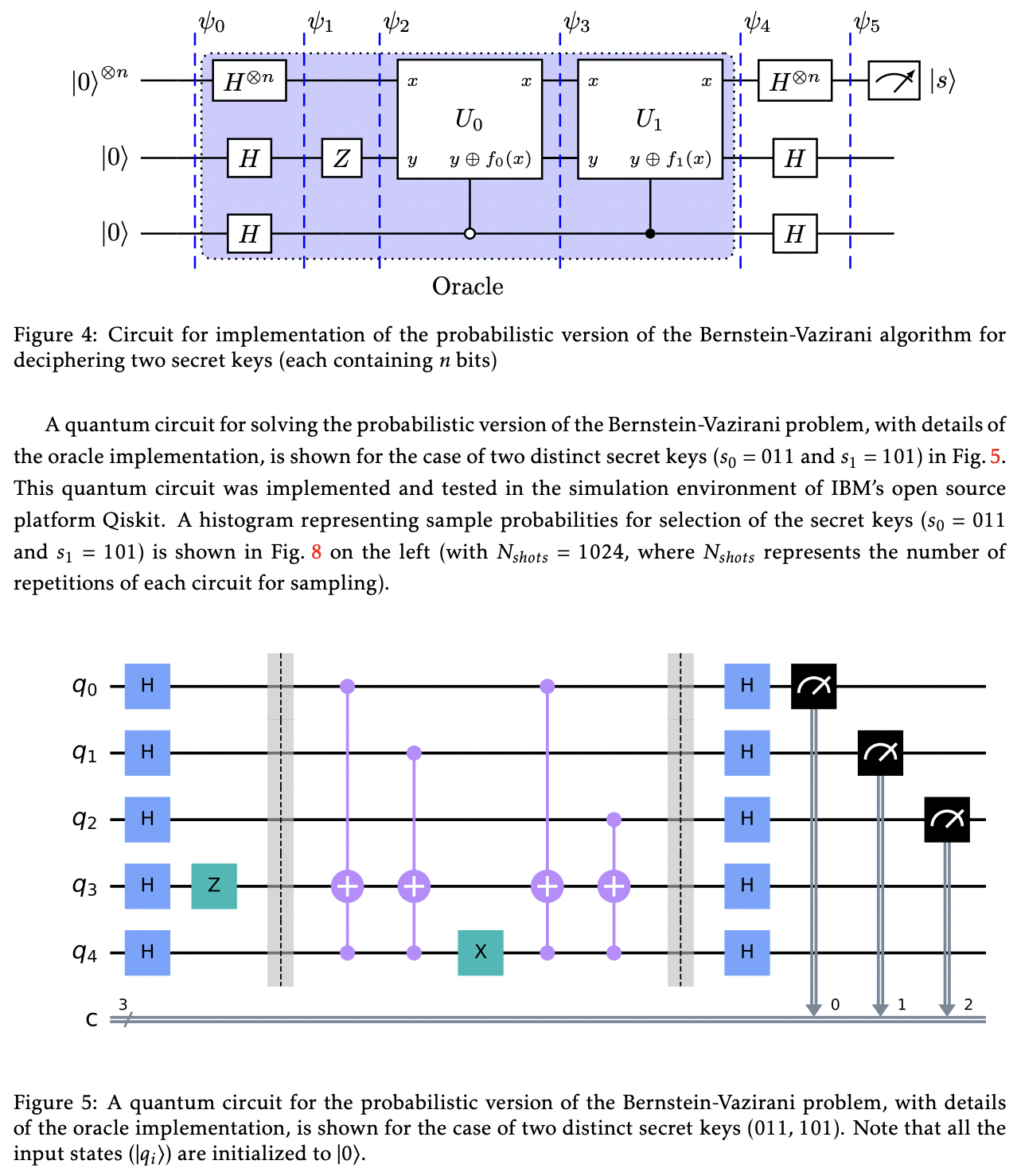 A generalization of Bernstein-Vazirani algorithm with multiple secret ...