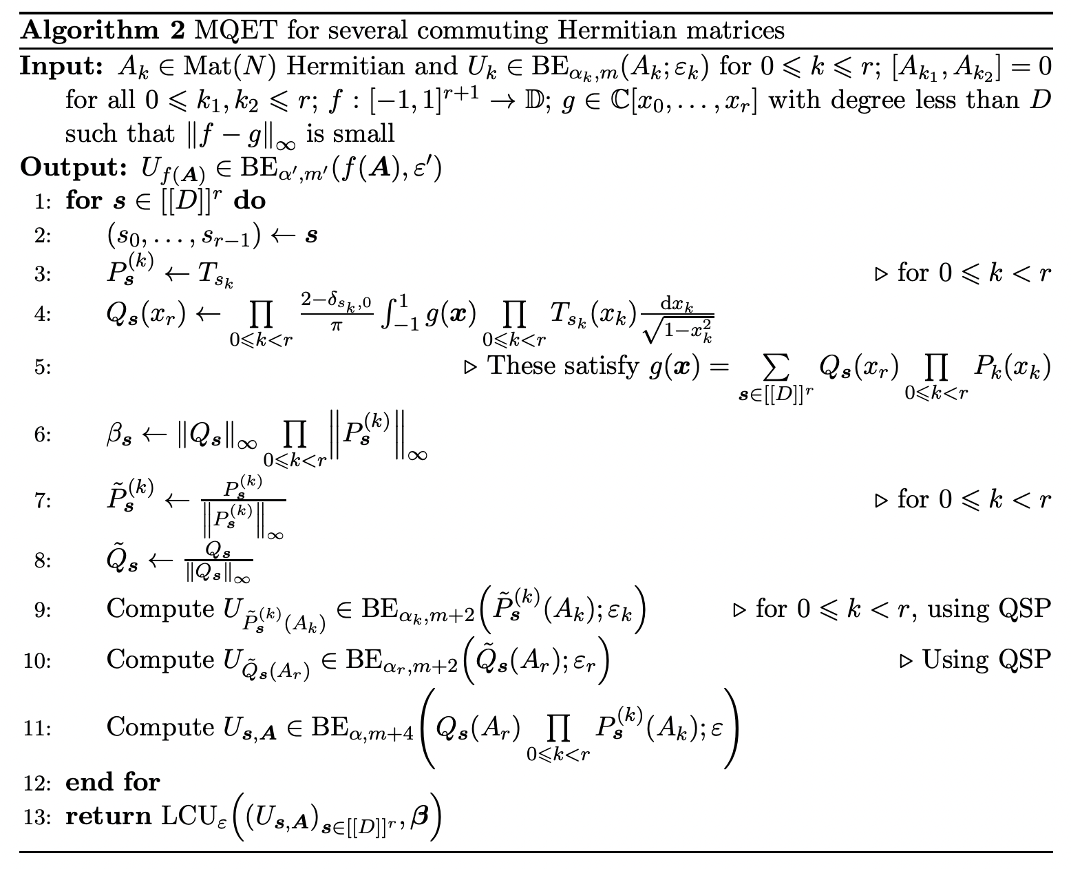 A Quantum Algorithm For Functions Of Multiple Commuting Hermitian 9933