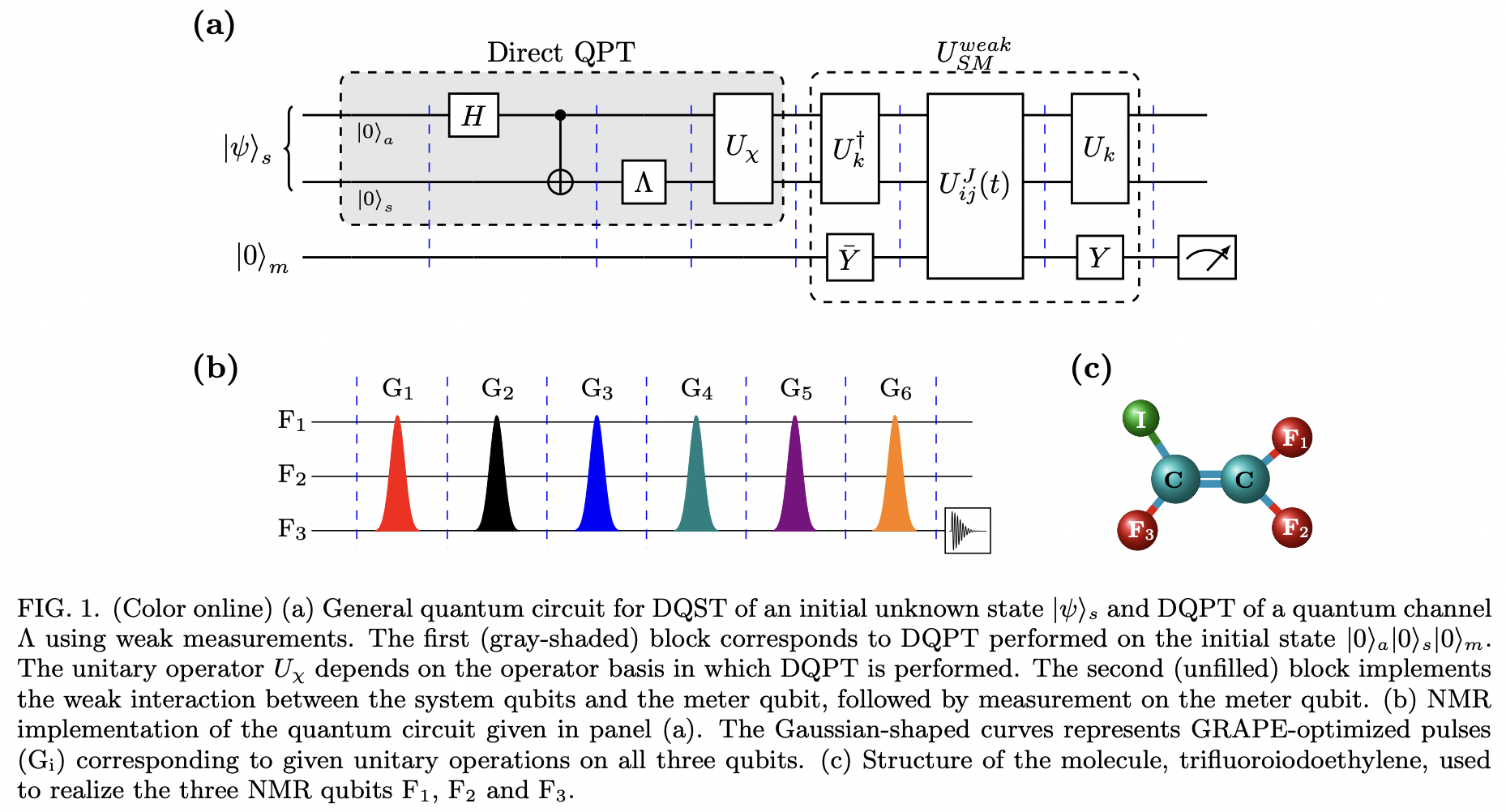 Direct tomography of quantum states and processes via weak measurements ...