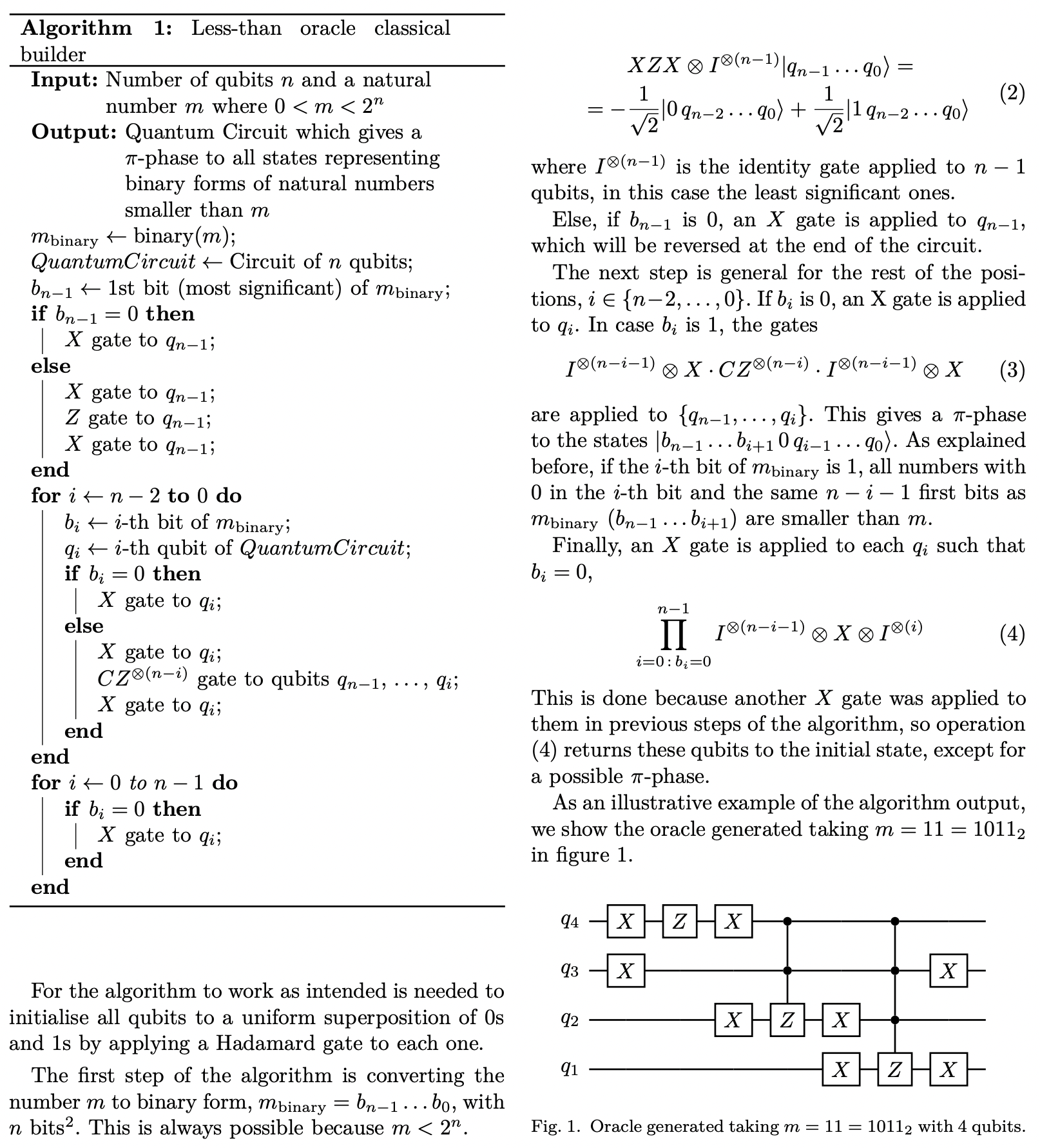 Automatic Generation of an Efficient Less-Than Oracle for Quantum Amplitude Amplification ...