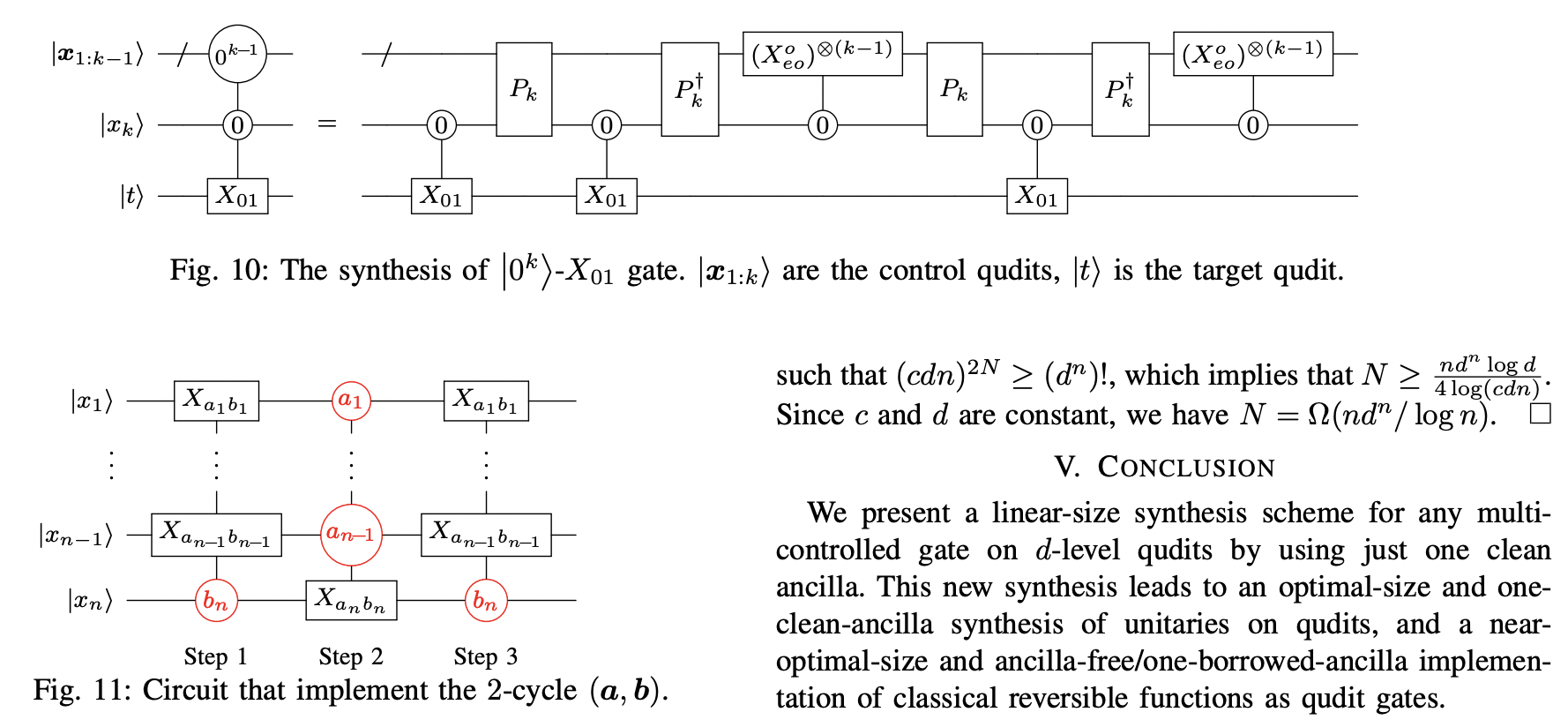 Optimal Synthesis of Multi-Controlled Qudit Gates · Issue #4502 ...