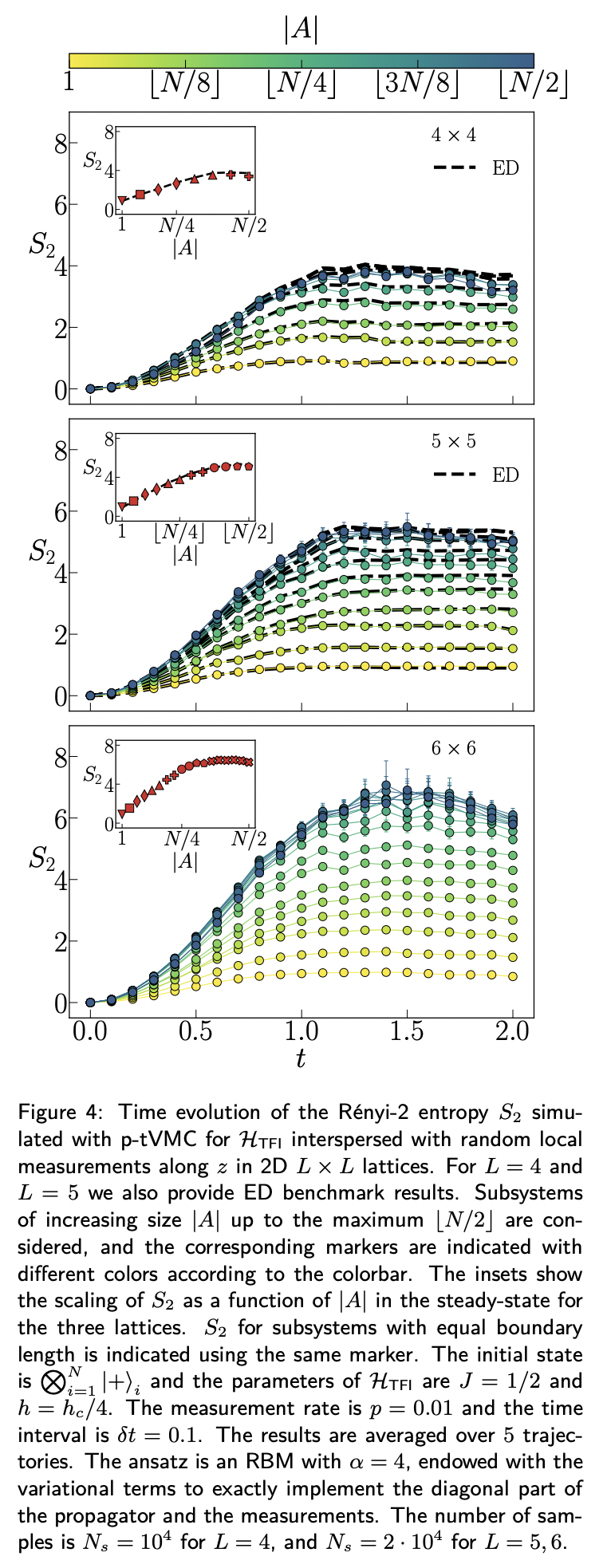Unbiasing time-dependent Variational Monte Carlo by projected quantum ...