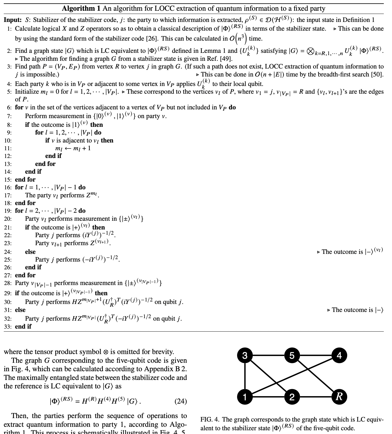 Efficient decoding of stabilizer code by single-qubit local operations and classical ...