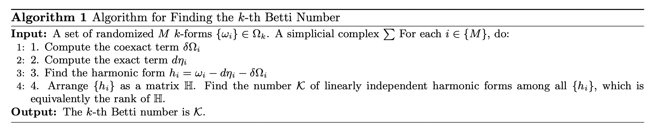 Quantum Algorithm for Estimating Betti Numbers Using a Cohomology Approach · Issue #6040 ...