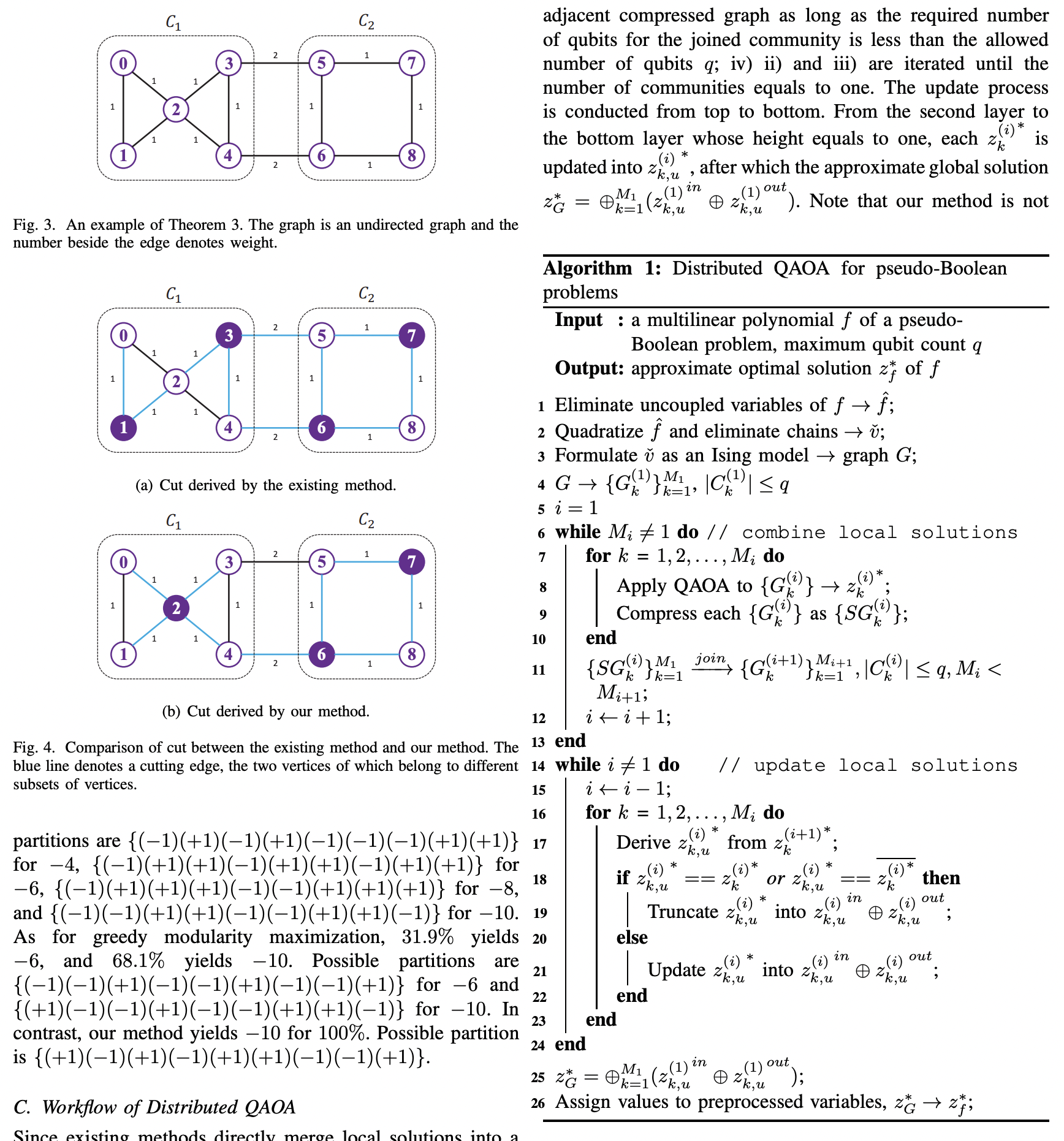 Local To Global A Distributed Quantum Approximate Optimization Algorithm For Pseudo Boolean 9890