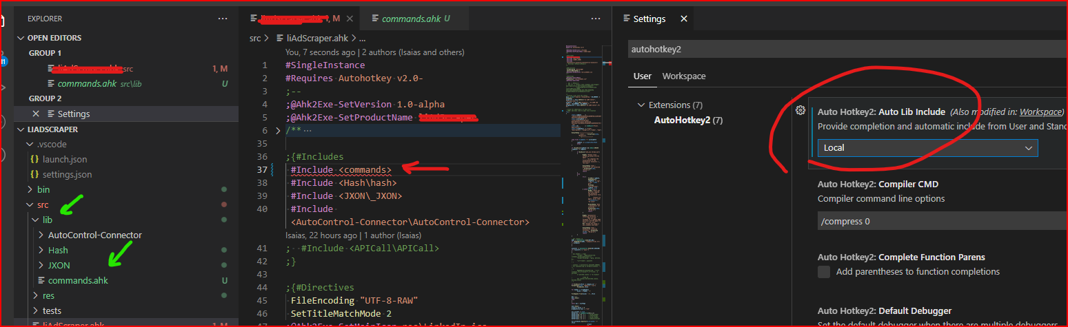 #include invalid · Issue #91 · thqby/vscode-autohotkey2-lsp · GitHub