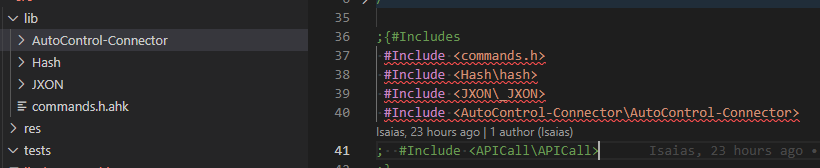 #include invalid · Issue #91 · thqby/vscode-autohotkey2-lsp · GitHub