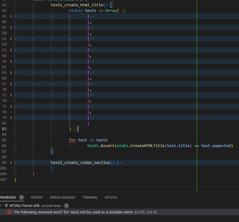 Incorrect error reported when adding commented folding points · Issue #125 · thqby/vscode ...