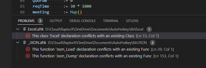 Multiple declaration problem · Issue #127 · thqby/vscode-autohotkey2-lsp · GitHub