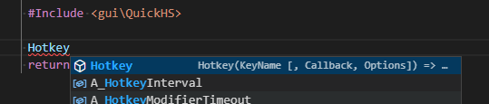Display intellisense when completing command without parenthesis · Issue #244 · thqby/vscode ...