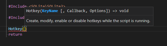 Display intellisense when completing command without parenthesis · Issue #244 · thqby/vscode ...