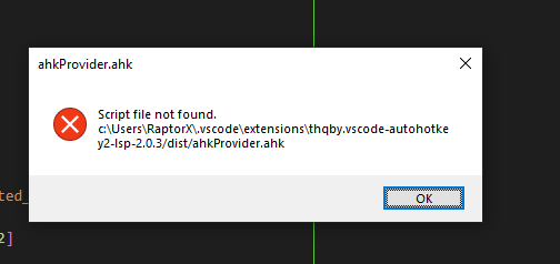 ahkProvider not found · Issue #332 · thqby/vscode-autohotkey2-lsp · GitHub