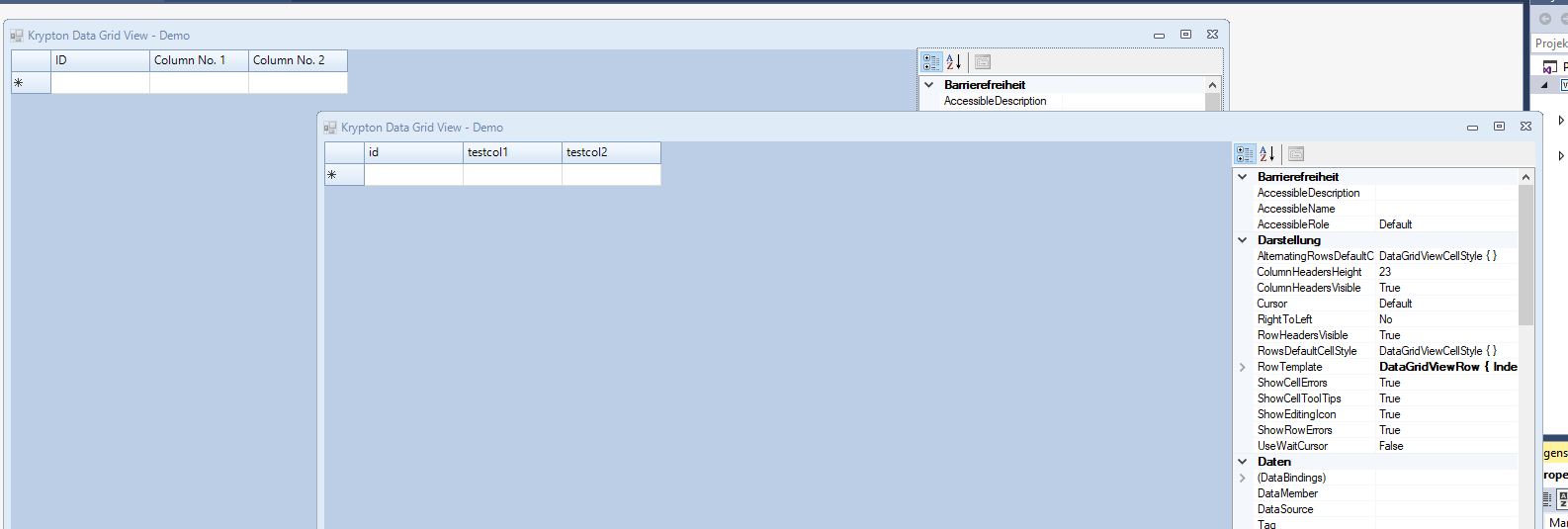 [Bug]: KryptonDataGridView lost columns and creates new after Debug ...