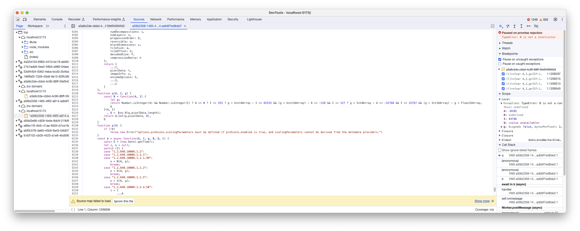 [Bug] Regression: loadImage is failing for a particular slice · Issue ...