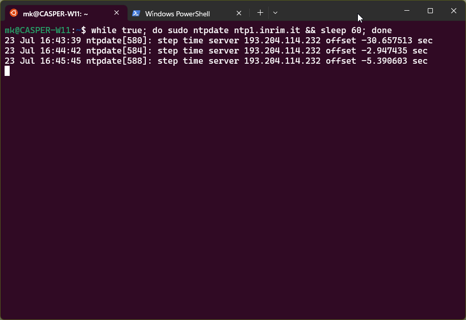 Time sync problem · Issue #10321 · microsoft/WSL · GitHub