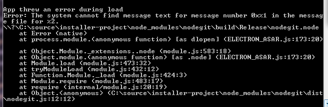 The system cannot find message text for message number 0x%1 in the message file for %2 · Issue ...