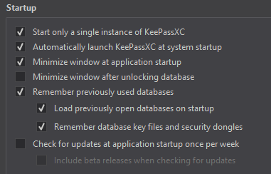 Minimize on application startup not working · Issue #5061 · keepassxreboot/keepassxc · GitHub