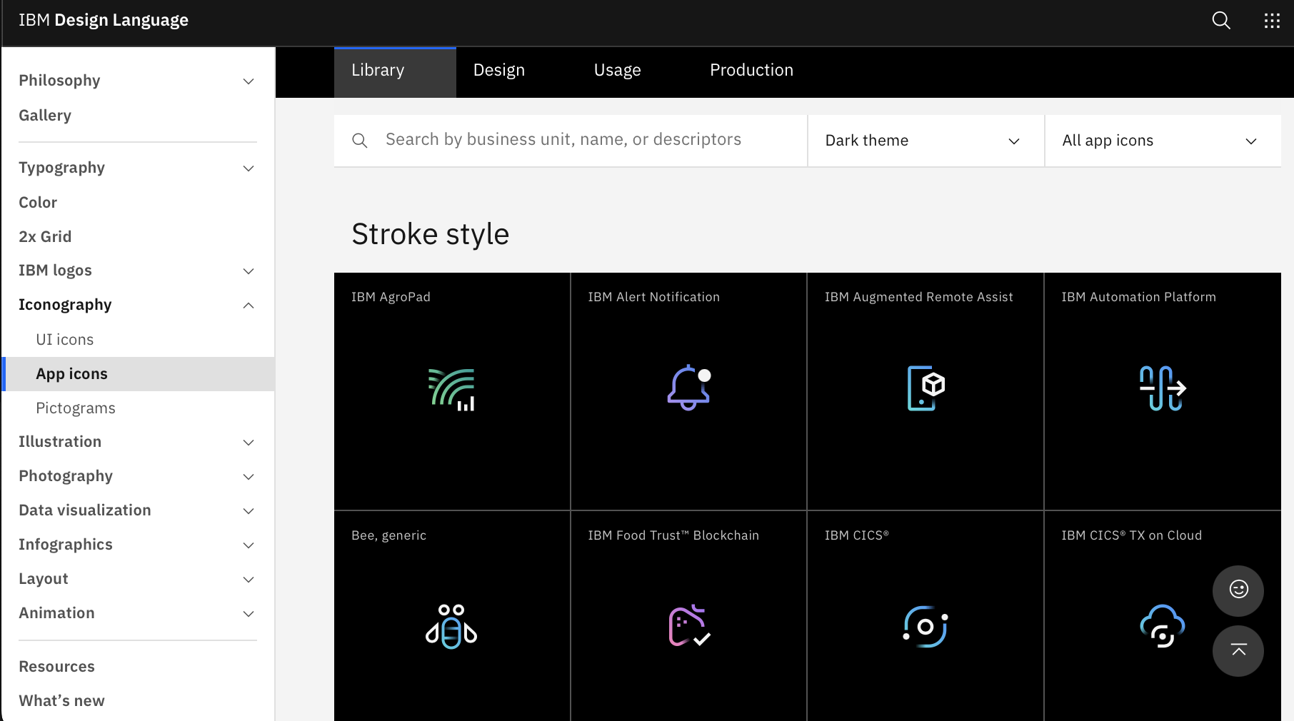 Switch App icon library to default in Light theme · Issue #1153 ...