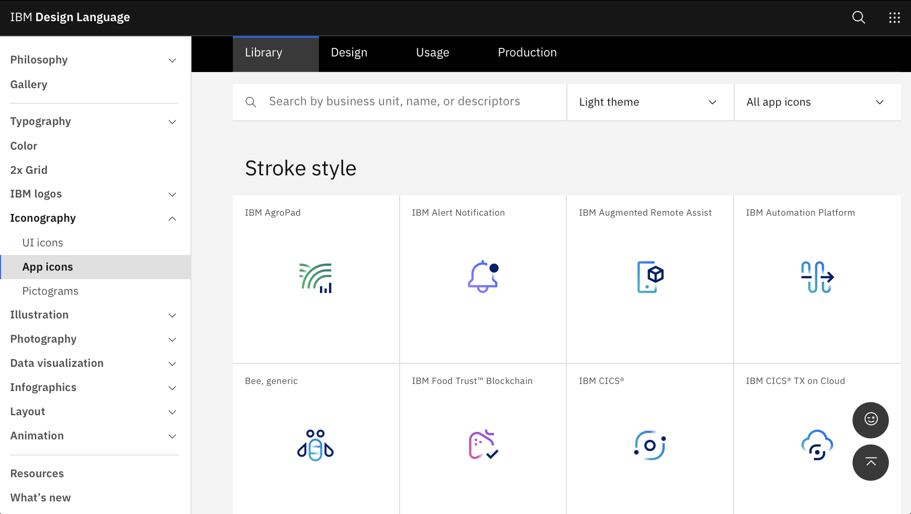 Switch App icon library to default in Light theme · Issue #1153 ...