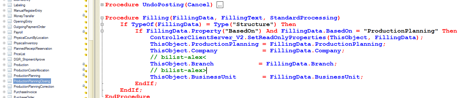Filling ProductionPlanningClosing · Issue #1795 · IRPTeam/IRP · GitHub
